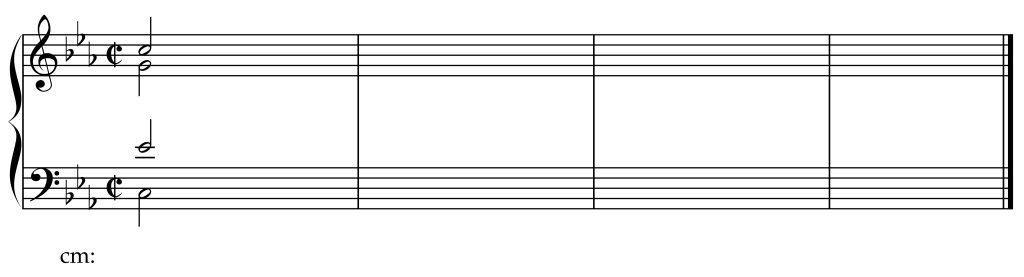 Unit 3: Harmonic Dictation – Musicianship 1