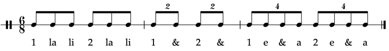 Chapter 11: Compound Meter—duplets and quadruplets – The Rhythm and ...