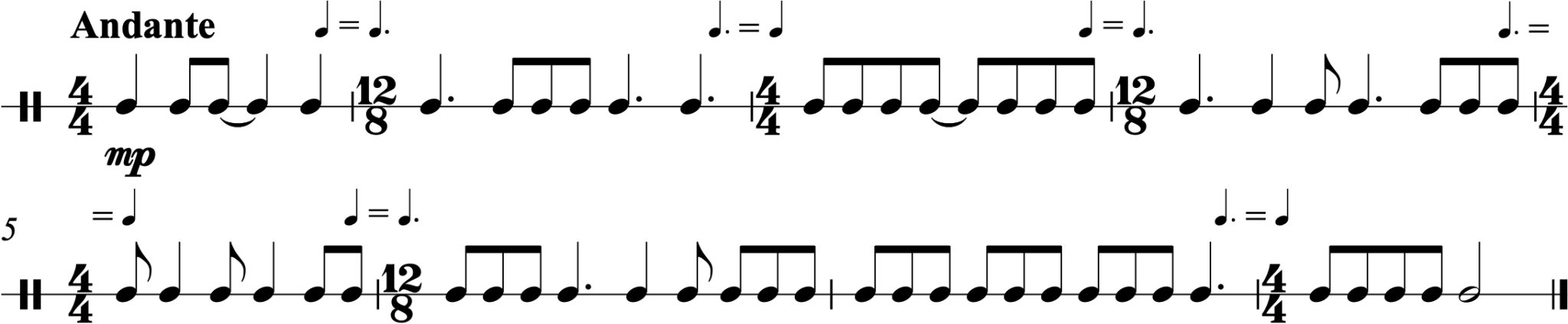 Chapter 18: Changing Meters—simple to compound and compound to simple ...