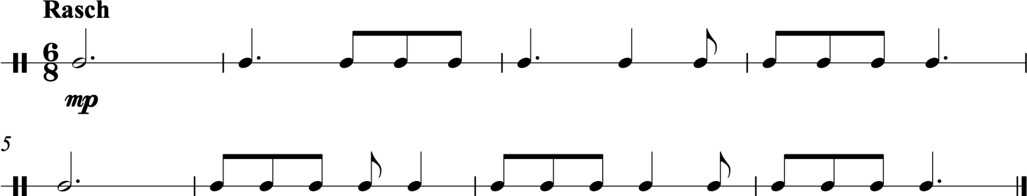 Chapter 2: Introduction to Compound Meter – The Rhythm and Meter Compendium