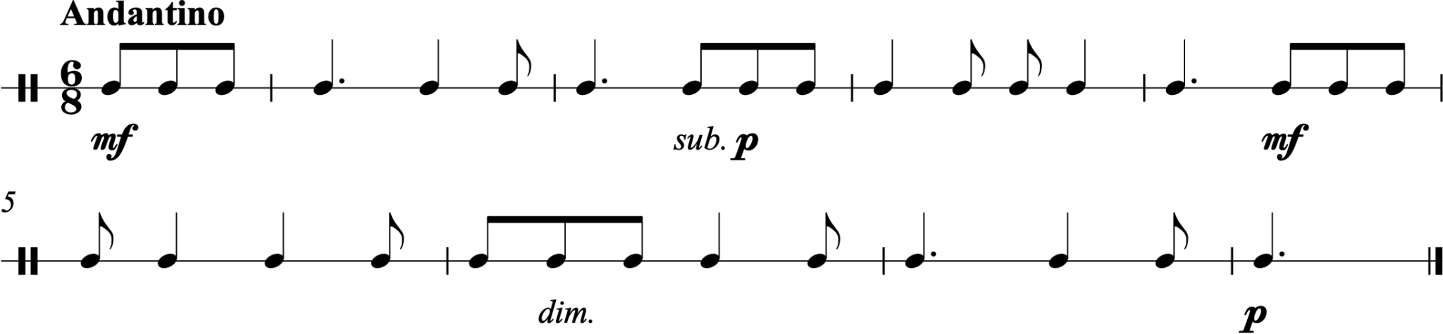 Chapter 2: Introduction to Compound Meter – The Rhythm and Meter Compendium