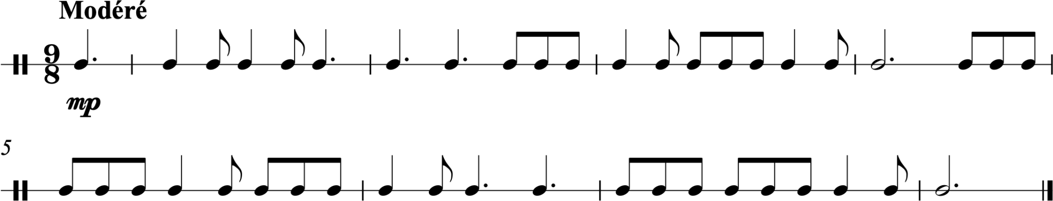 Chapter 4: Compound Meter—9/8, 12/8, and ties – The Rhythm and Meter ...